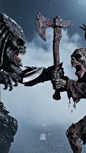 Predator vs Jeepers creepers fight scene