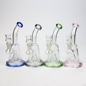 [Hot Item] 6" Cone Diffuser Pyrex Glass Pipe DAB Rig Oil Burner Herb Grinder Glass Oil Burner