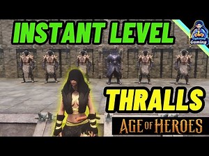 Conan Exiles Age of Heroes How to instant max level your thralls