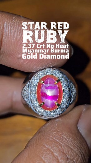 3.2K views · 39 reactions | Star Red Ruby Weight 2.37 Crt Shape Oval...