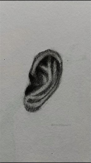 How To Draw Ear 👂|| Tutorial#shorts#drawing#art#tutorial#youtubeshorts#shortsfeed#youtube