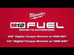 M12 FUEL™ Digital Torque Wrenches w/ ONE-KEY™ - M12ONEFTR38-0C & M12ONEFTR12-0C