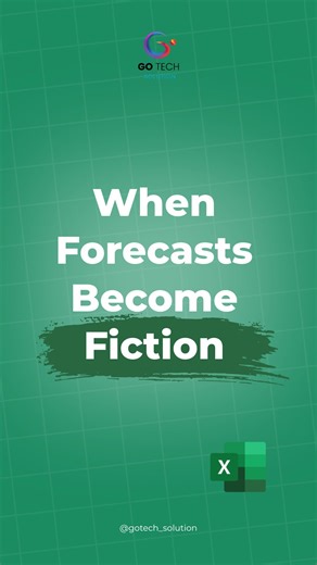 Gotech on Instagram: "Don’t make up data forecasts… like THIS! 😭📉 #datatips #forecastingfails #analyticslife"