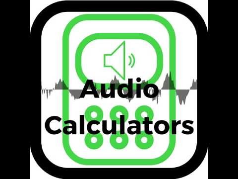 Audio Calculators for Sound System Tuning