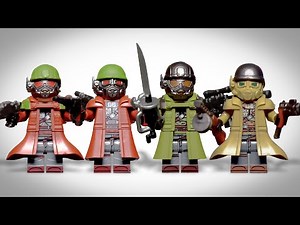 Fallout: New Vegas Armor UNOFFICIAL MINIFIGS Assembly & Final Look (QC Check Dual-Cam)