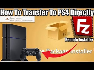 How to transfer Games from PC to your PS4 Directly | FTP | Remote PKG Installer