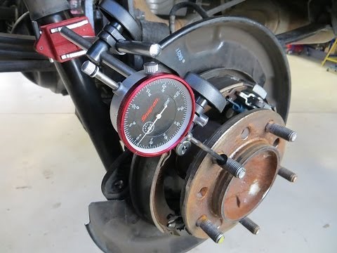 How to measure Wheel Stud Circle Runout