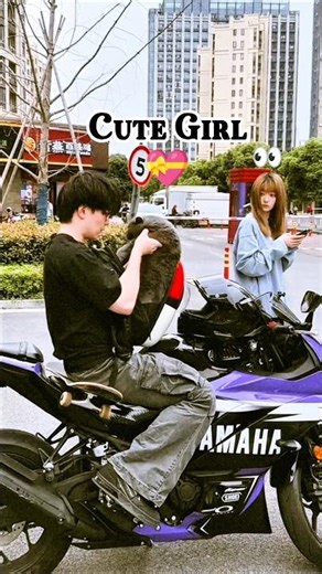 Bike Rider Girl Reaction 🏍️🥵😍|| #shorts #bikeyamaha #zx10r #viral #mt15modifikasi #duet #indianbikes