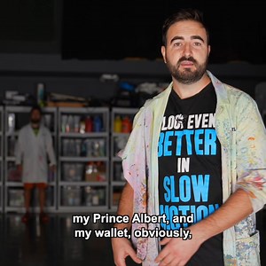 129K views · 3.4K reactions | Gav and Dan pull out the scariest things on shelf, and try not to destroy all the expensive equipment in the room with them. Don't mess with large Neodymium magnets. They will crush you. | The Slow Mo Guys | Facebook