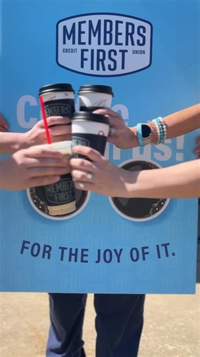 We brought the coffee in 2025. You brought the joy.☕️✨ | Members First Credit Union