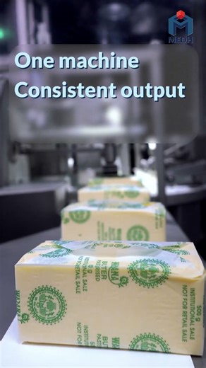 One Butter Wrapping Machine. Zero Compromise on Quality. #dairyindustry #butter #packagingmachine