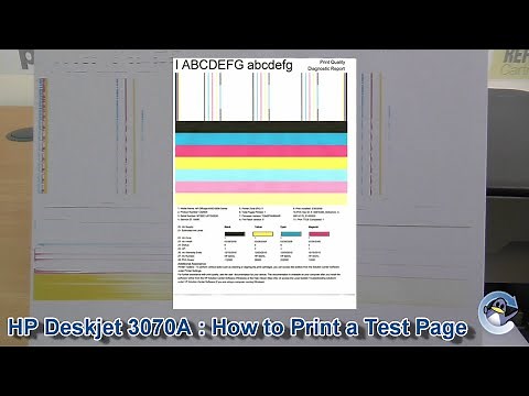 HP DeskJet 3070A: How to Print a Quality Test Page