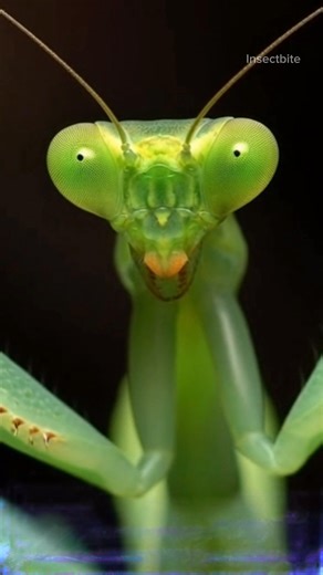 This is a Praying Mantis. It doesn’t hurry. Reaction beats speed. Did you catch it? 👀 #PrayingMantis #NatureReacts #InsectBehavior #WildNature #WatchClosely #BugReels #EducationalContent | InsectBite Asmr