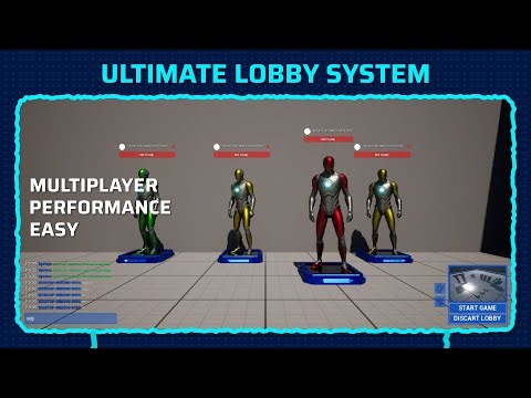 Unreal Engine 5 - Ultimate Lobby System (Multiplayer)