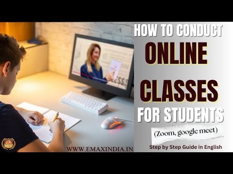 How to Conduct Online Classes for Students? (Zoom & Google Meet) 📚💻 | Step-by-Step Guide (ENGLISH)