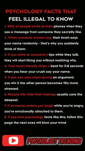 8 Psychology Facts That Feel Almost Illegal to Know 🤯