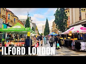 Ilford and Ilford Lane London Walking Tour [4k HDR]