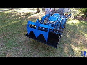 New Holland Workmaster 25S Add A Grapple Installation (LS MT125 Twin)