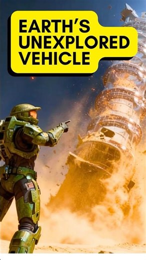 Earth's biggest unexplored vehicle 💥#halo3 #halo #halo3odst #gaming