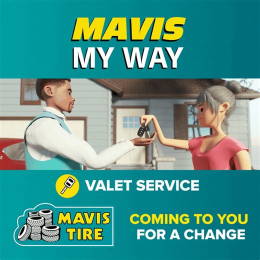 A Mavis valet driver will pick up your car at your location, service it at a nearby Mavis store, and then return it to you. | Mavis Discount Tire