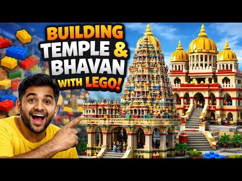 Mandir (Temple) and Bhavan made by me with Lego #LEGOCITY #LEGOTEMPLE #legotoys 