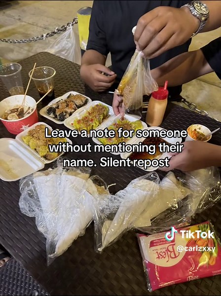 Leave a Note for Someone: A Silent Repost Idea