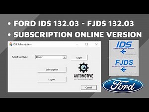 FORD IDS v132.03 | FORD FJDS v132.03 | SUBSCRIPTION ONLINE VERSION.