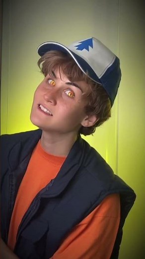 Bill Cipher VS Dipper 🙂 #gravityfalls #cosplay