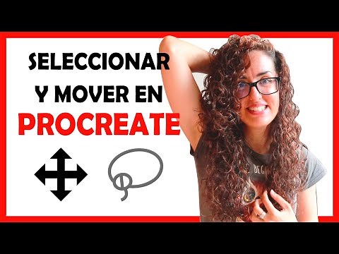 Cómo SELECCIONAR Y MOVER en PROCREATE 💥 TUTORIAL procreate en ESPAÑOL 😊