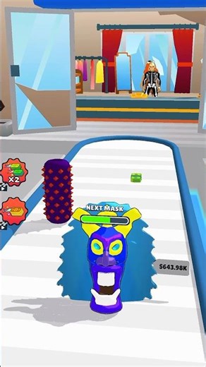 Mask Evolution Game Gameplay #shorts #돈