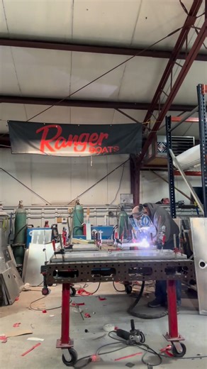 Welding away, every day #fishnfab #Fabrication #boatrepair #fishing #weldinglife | Fish N Fab