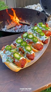 63K views · 776 reactions | Chorizo Hot Dogs | Over The Fire Cooking by Derek Wolf | Facebook