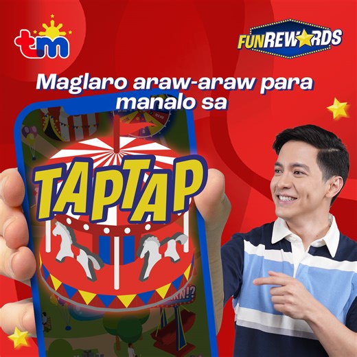 20K views · 257 reactions | Top 5 sa TapTap? Sure win ‘yan! Sundan lang ang steps at maglaro sa #TMFunRewards araw-araw para manalo ng exciting na papremyo! Laro na sa GlobeOne app. | TM Tambayan | Facebook