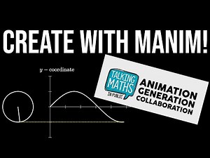 Circle and Sine Wave Manim Build (Talking Maths in Public Animation Generation Collaboration)