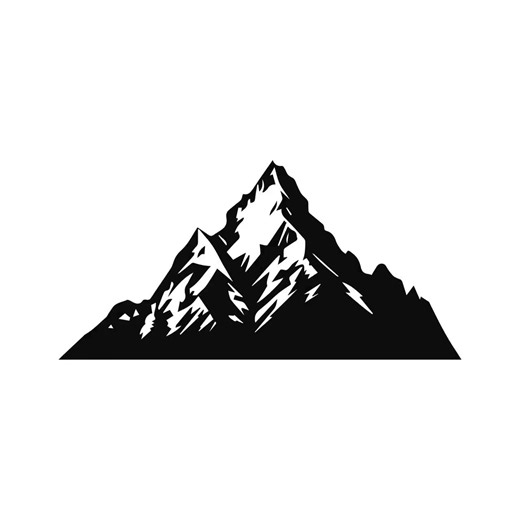 Mountains Svg Bundle,hand Drawn,silhouette,instant Download - Etsy