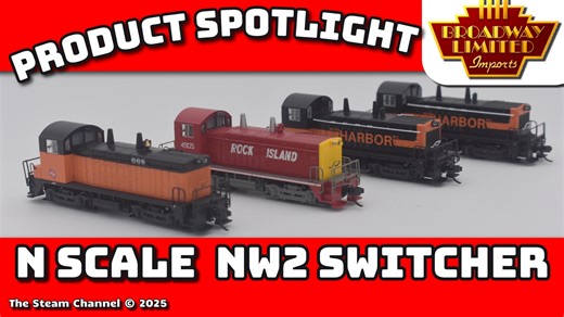 1.1K views · 27 reactions | In this product spotlight, we’re looking over the recently delivered N Scale NW2 switchers from Broadway Limited Imports. We have a Rock Island, Milwaukee Road, and two Indiana Harbor Belt schemes on hand. We’d like to our friends at Broadway Limited Imports, LLC for sponsoring this video here on The Steam Channel! Until next time, we’ll catch you on the rails. | The Steam Channel | Facebook