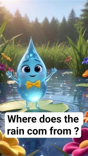 Where Does Rain Come From? 🌧️ #Shorts
