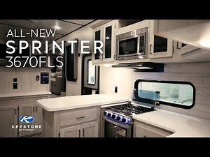 This new Sprinter Limited 3670FLS has an unbelievable entertaining space!