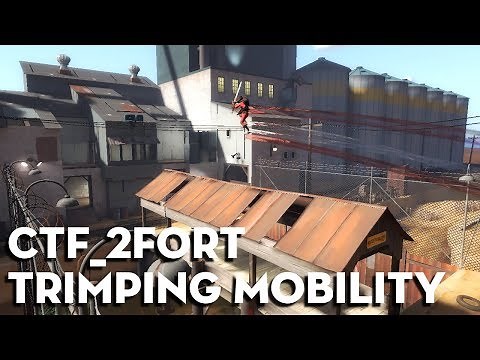 ctf_2fort Demoman Trimping Mobility