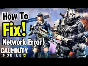How To Fix Network Error in Call Of Duty Mobile | Fix Connecting To Server Error In COD MOBILE