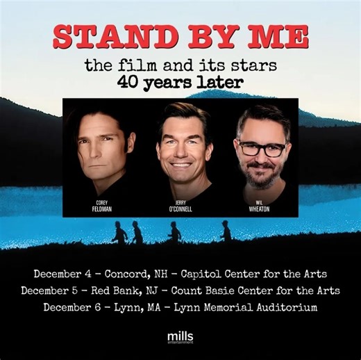 15K views · 194 reactions | Feldman, Jerry O'Connell and Wil Wheaton are reuniting for 40th anniversary screenings of STAND BY ME (1986), beginning Dec 4th! Join the cast for a night of memories, reflection and the magic that shaped a generation.  | Two Coreys Forever | Facebook
