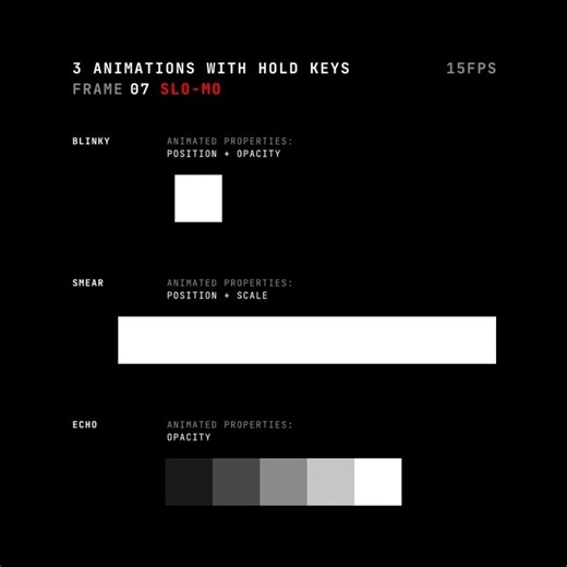 Jerry Liu on Instagram: "I often like to just use hold keys ◻️◻️◻️ I think it’s a simple but effective way to get full, fine-tuned control over motion timing - and it’s really not as tedious as it might seem."