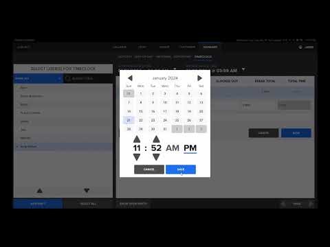 Manager - Reporting & Timeclock