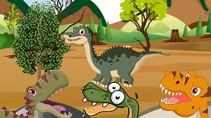 Trex Wrong Dinosaurs Go Eat Dinosaurs | Dinosaur Cartoon Video | Cartoon Children