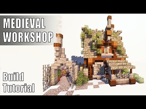 Minecraft Medieval Fantasy Workshop Build Tutorial