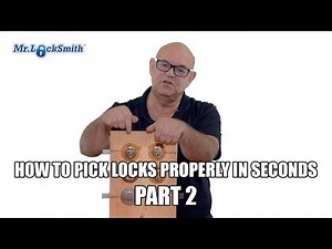 How To Pick Locks Properly In Seconds Part 2 | Mr. Locksmith™