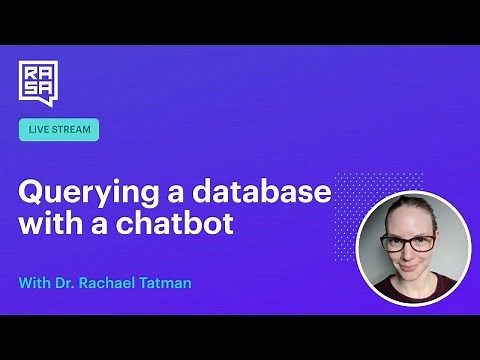 Rasa Livecoding: Querying a database with a chatbot