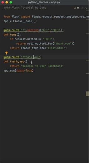 How did I not know you can jump to a different page on the click of a button so easily in Flask
