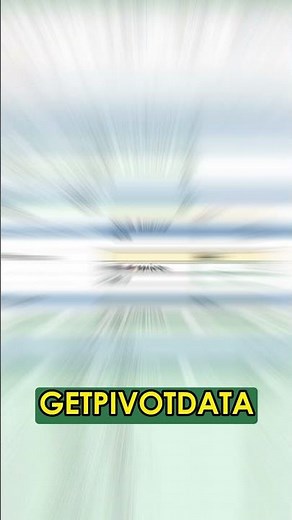 Get data out of a Pivot Table with the GETPIVOTDATA function #excel #excelformula
