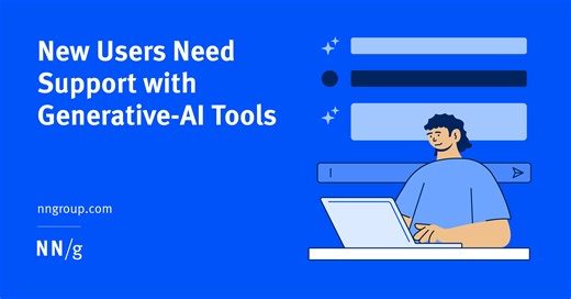 New Users Need Support with Generative-AI Tools